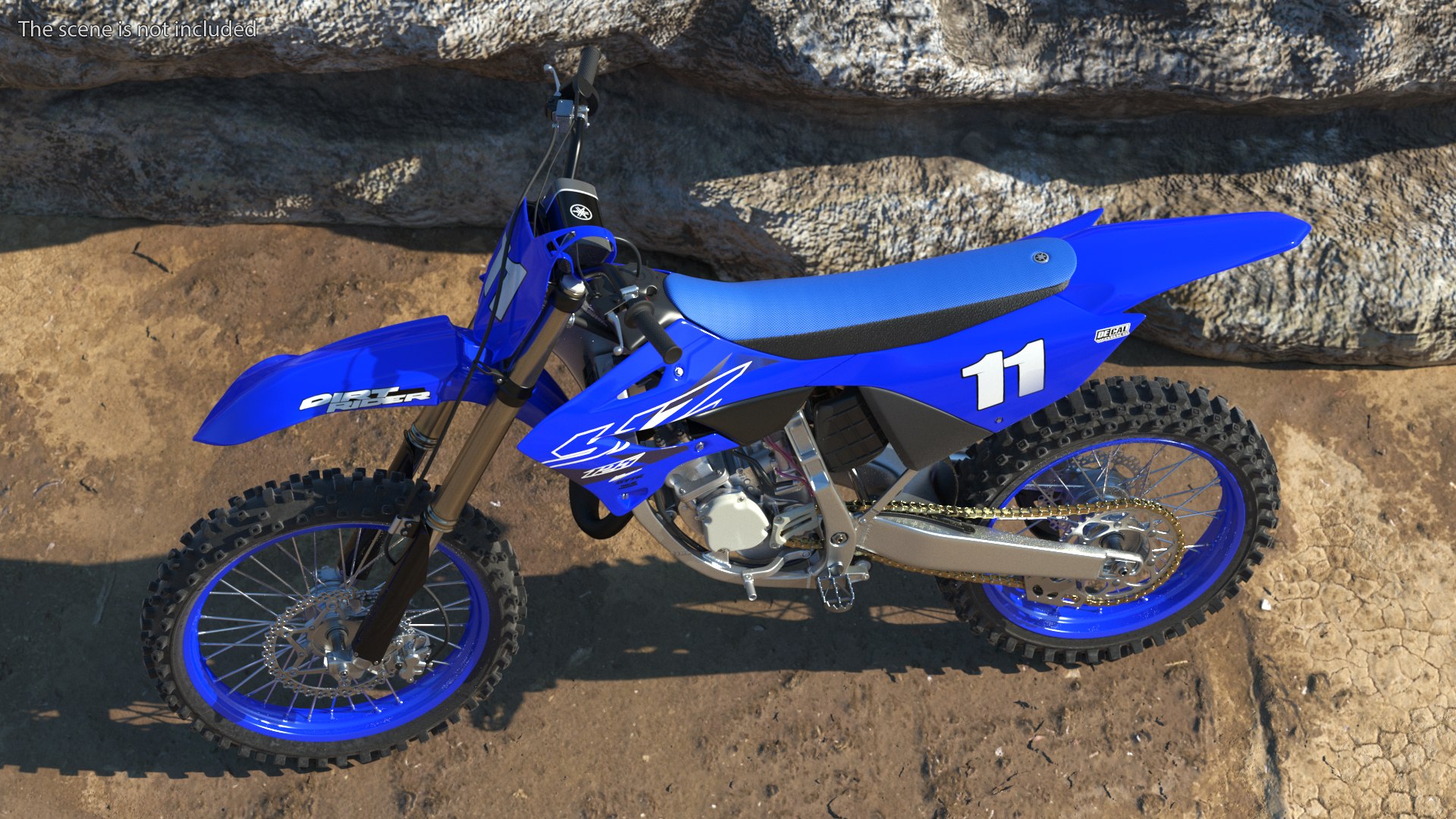 Yamaha YZ125 2022 3D model - TurboSquid 1911758