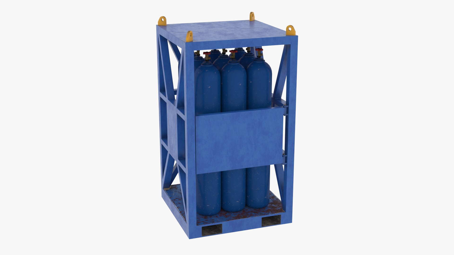 Gas Bottle Rack 3D - TurboSquid 1532141