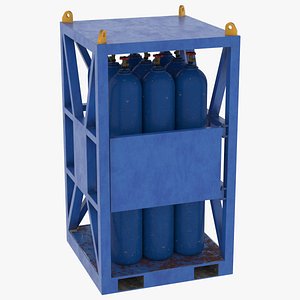 3D n2 gas bottle - TurboSquid 1529008