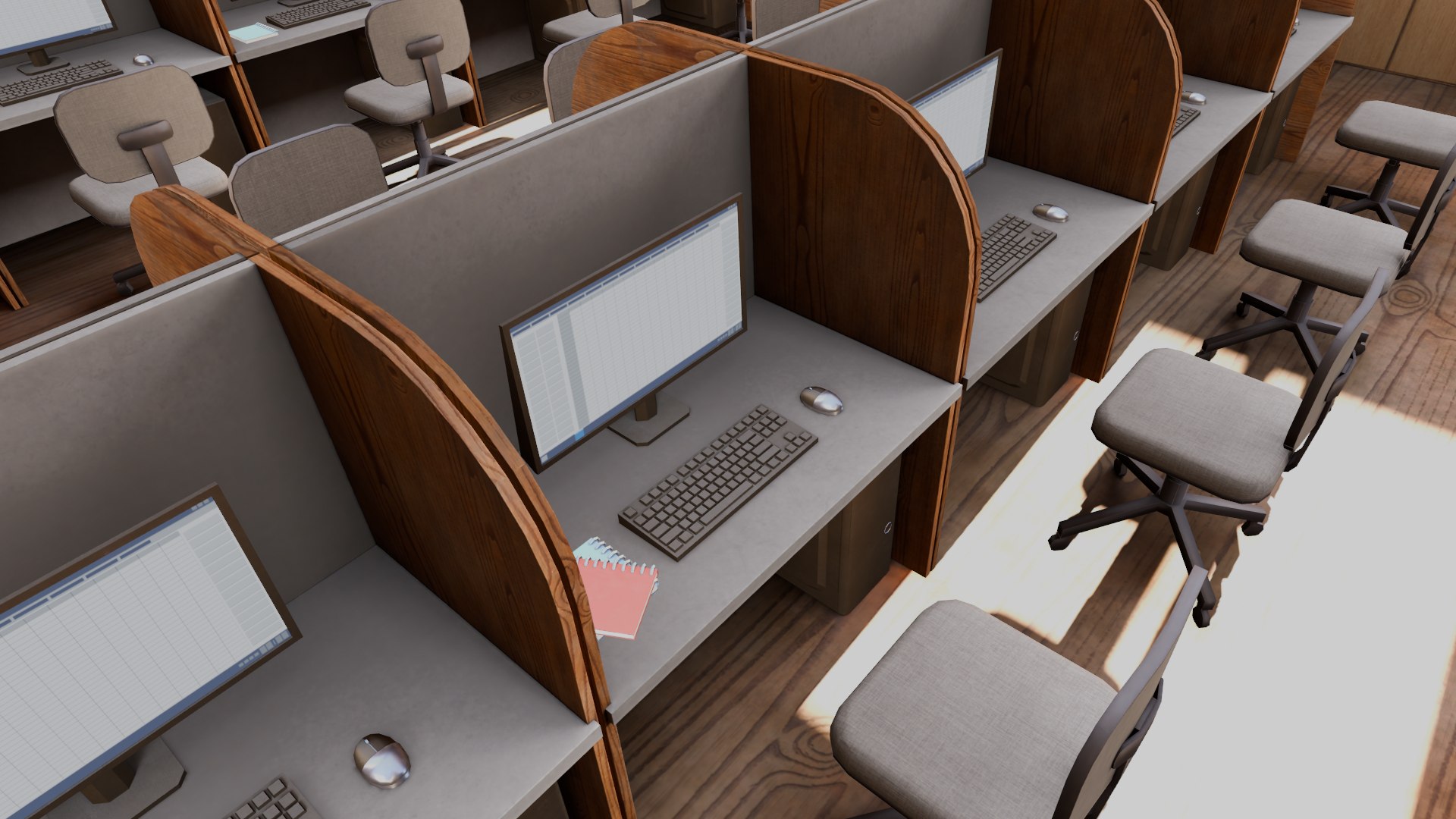 3D VR Office Space Model - TurboSquid 2216511