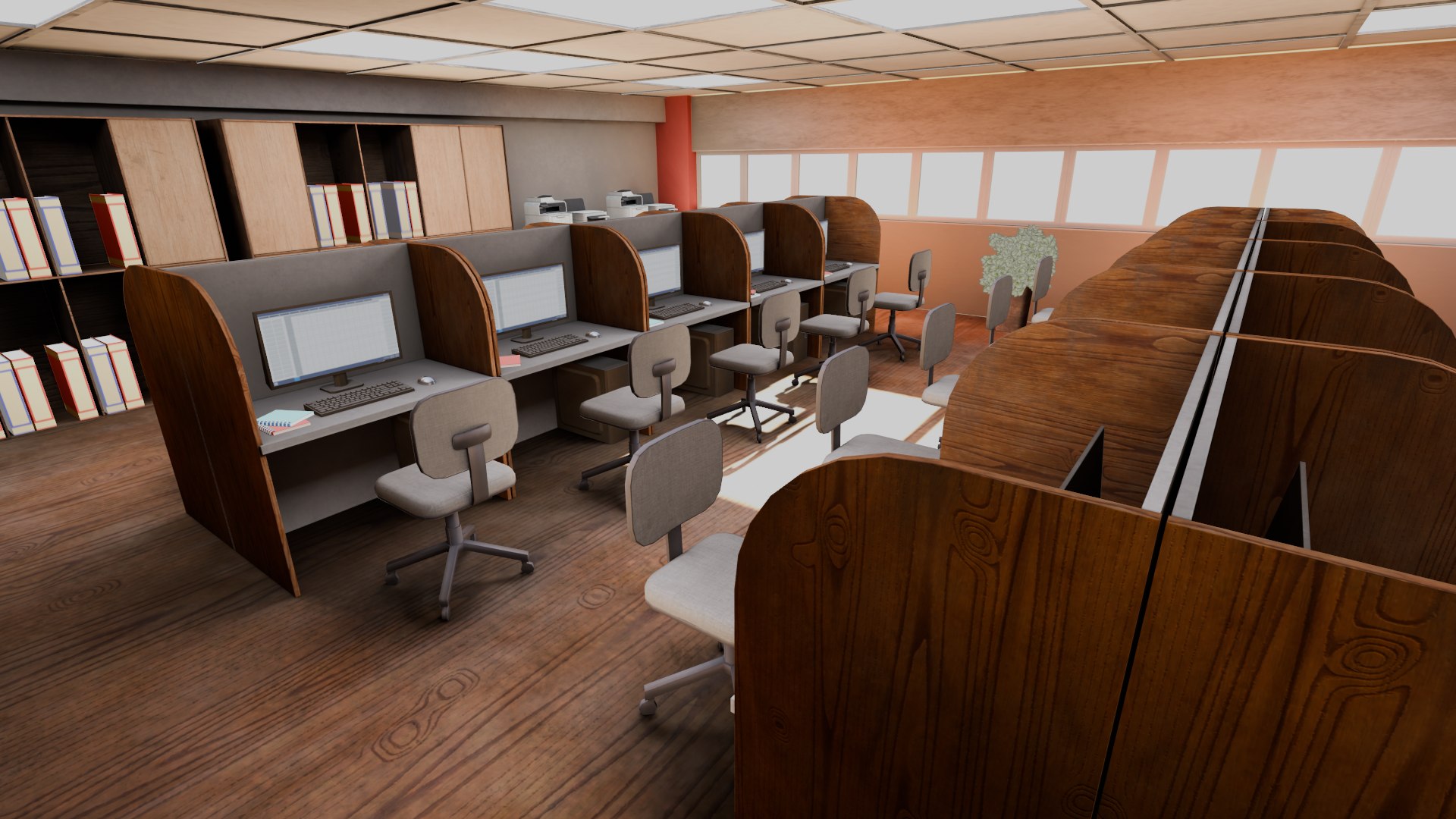 3D VR Office Space Model - TurboSquid 2216511