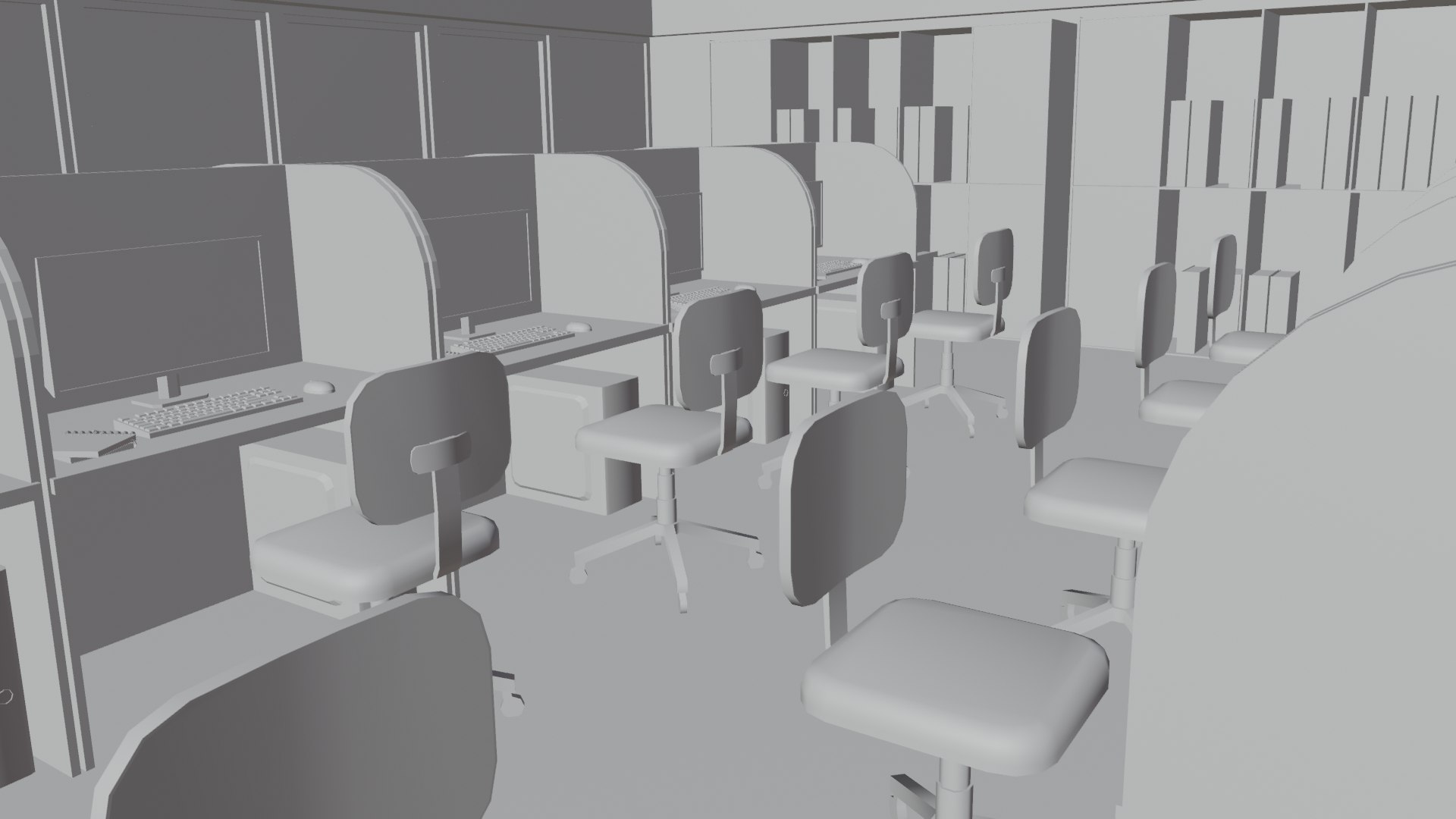 3D VR Office Space Model - TurboSquid 2216511