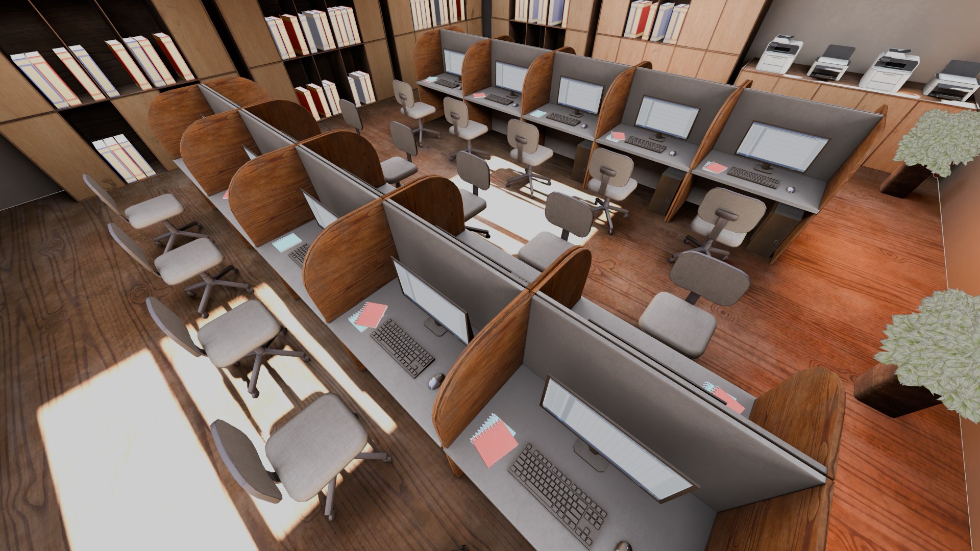 3D VR Office Space Model - TurboSquid 2216511