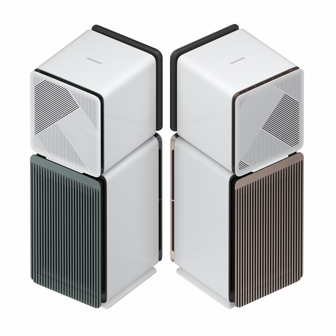 Samsung Bespoke cube air Tall and small 3D model - TurboSquid 2149829