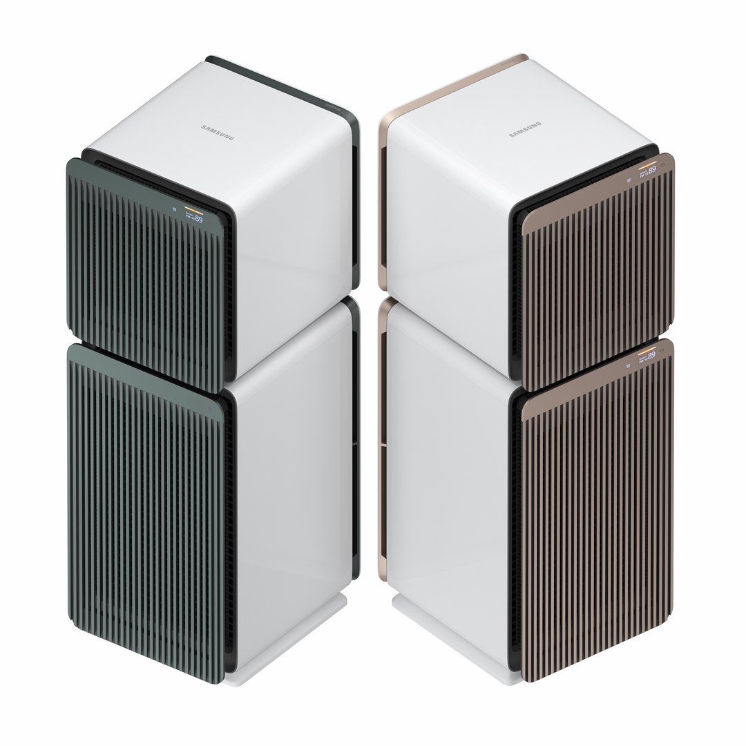 Samsung Bespoke cube air Tall and small 3D model - TurboSquid 2149829