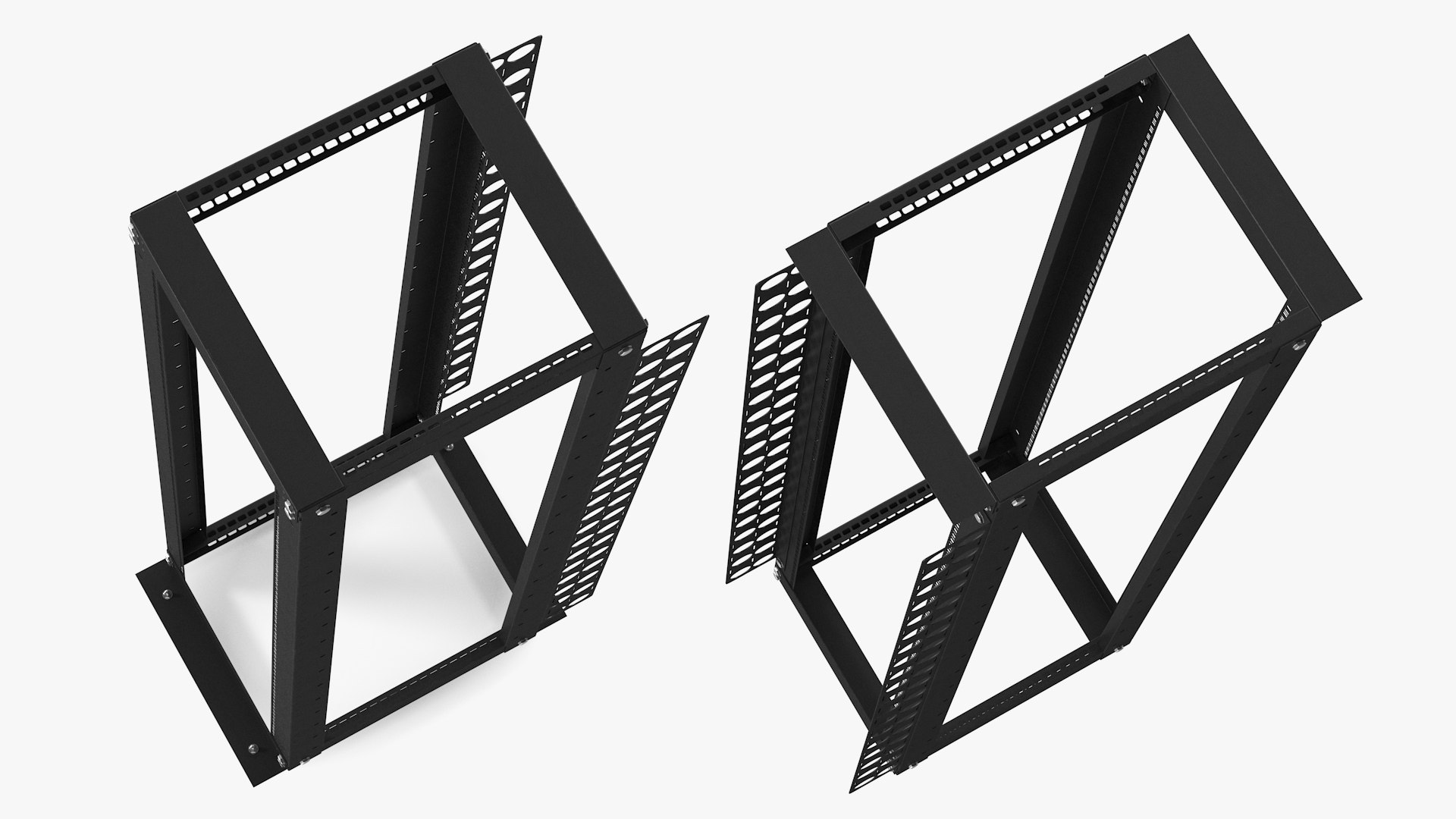 Open Frame Server Rack 50U Empty 3D model - TurboSquid 1848980