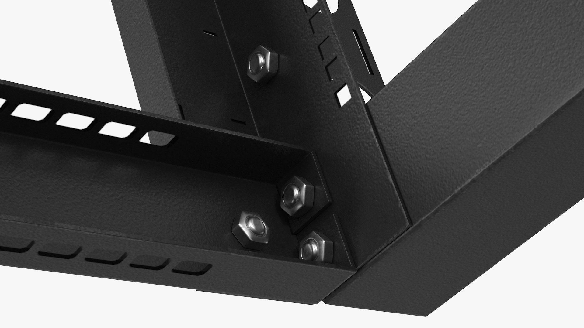 Open Frame Server Rack 50U Empty 3D model - TurboSquid 1848980