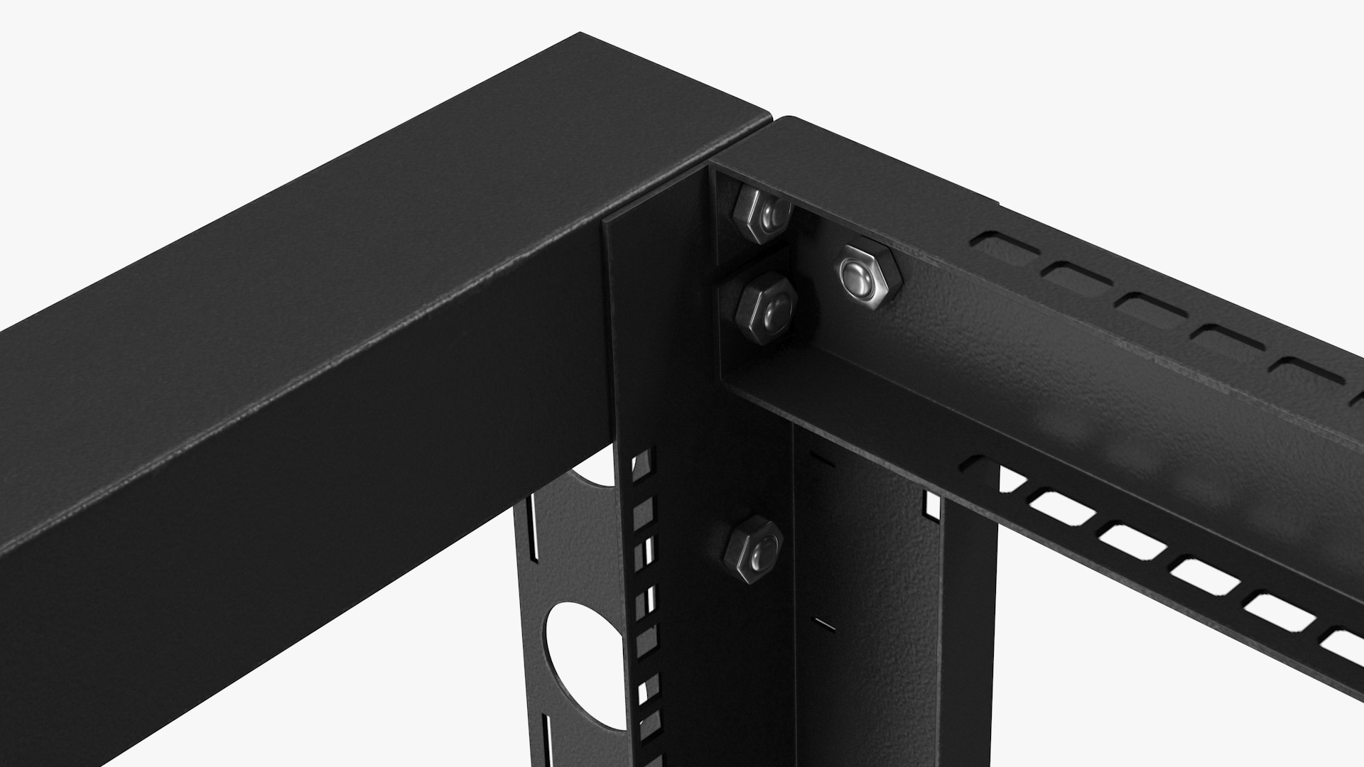 Open Frame Server Rack 50U Empty 3D model - TurboSquid 1848980