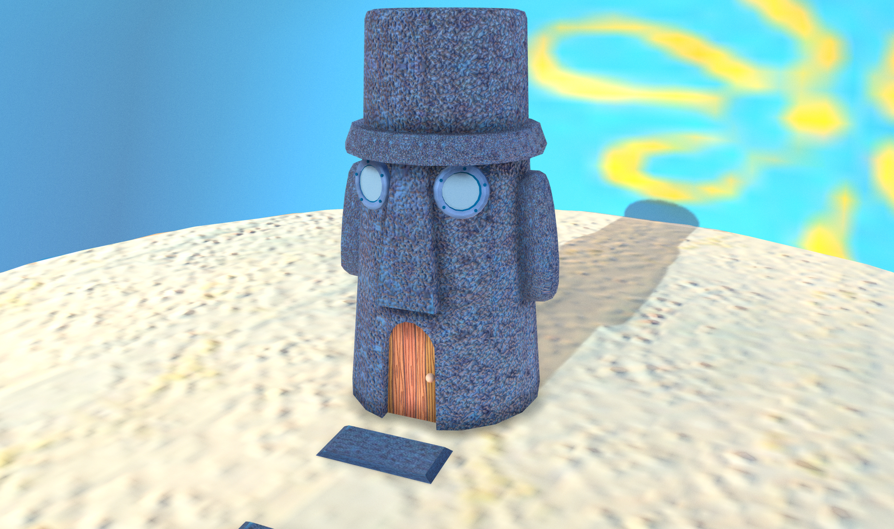 SpongeBob: Thaddäus Haus 3D-Modell - TurboSquid 1323105