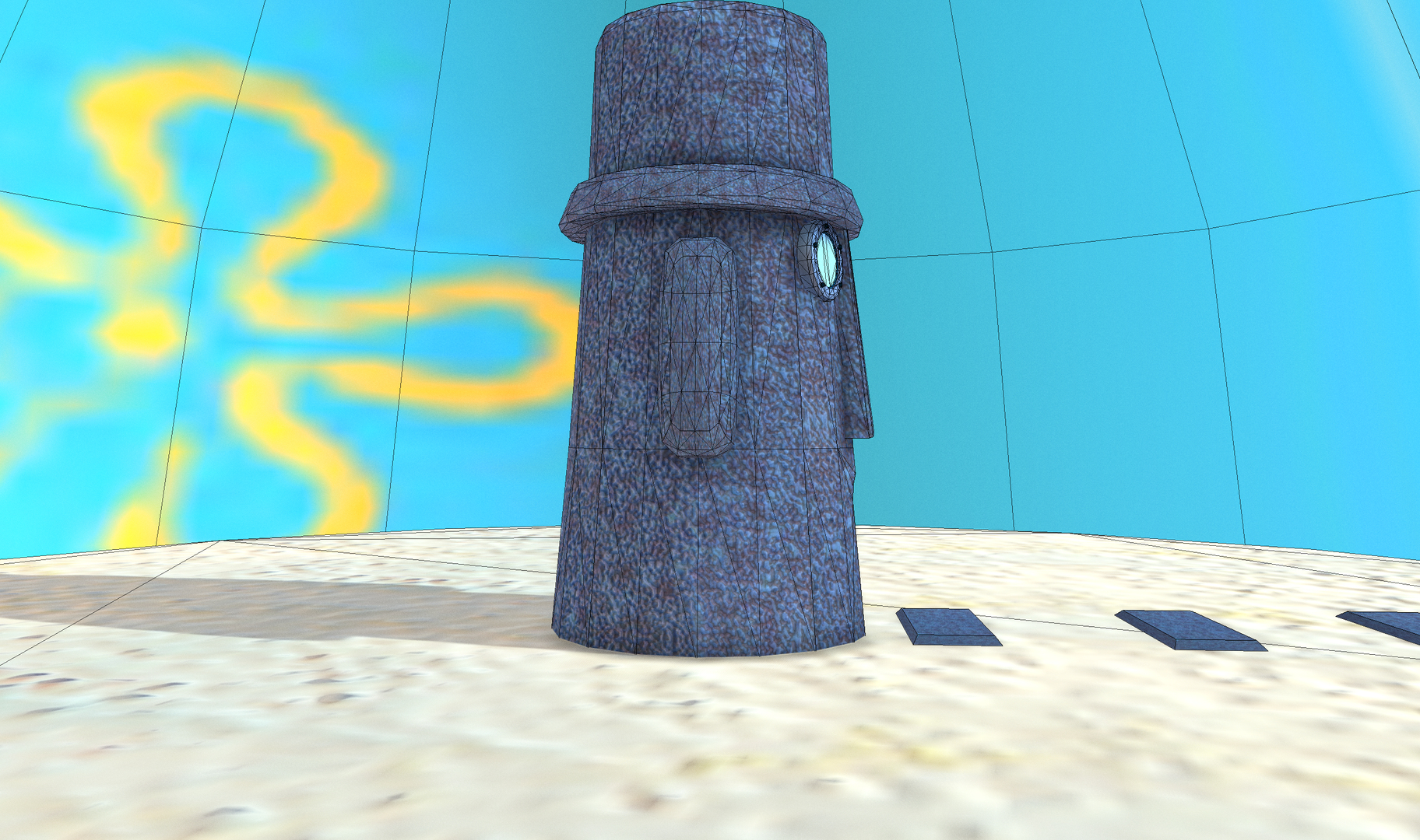 modelo 3d Bob Esponja: Casa De Calamardo - TurboSquid 1323105