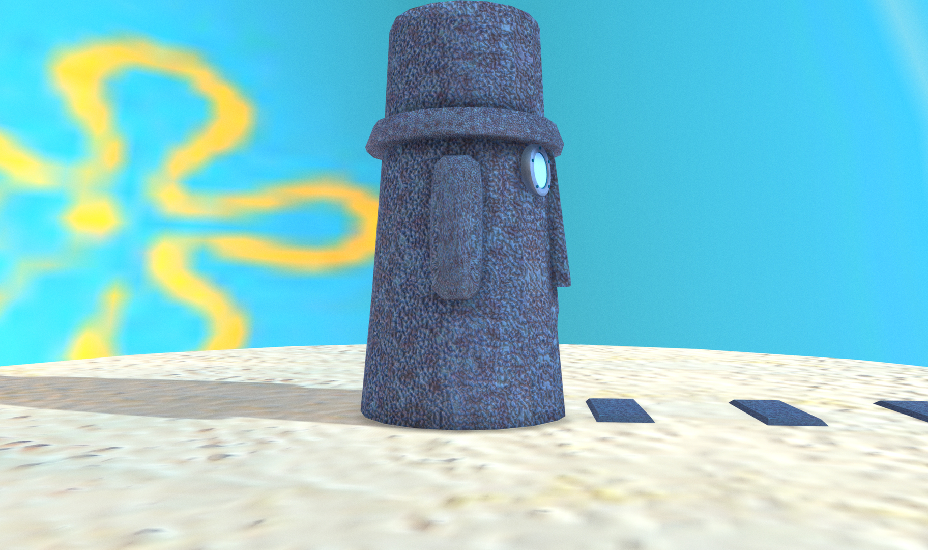 SpongeBob: Thaddäus Haus 3D-Modell - TurboSquid 1323105