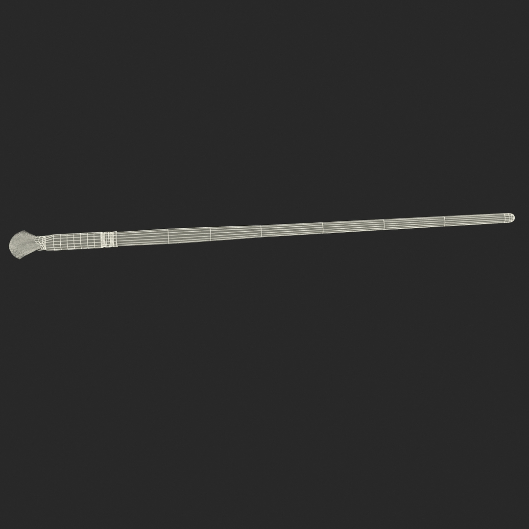 3d model paint brush fan