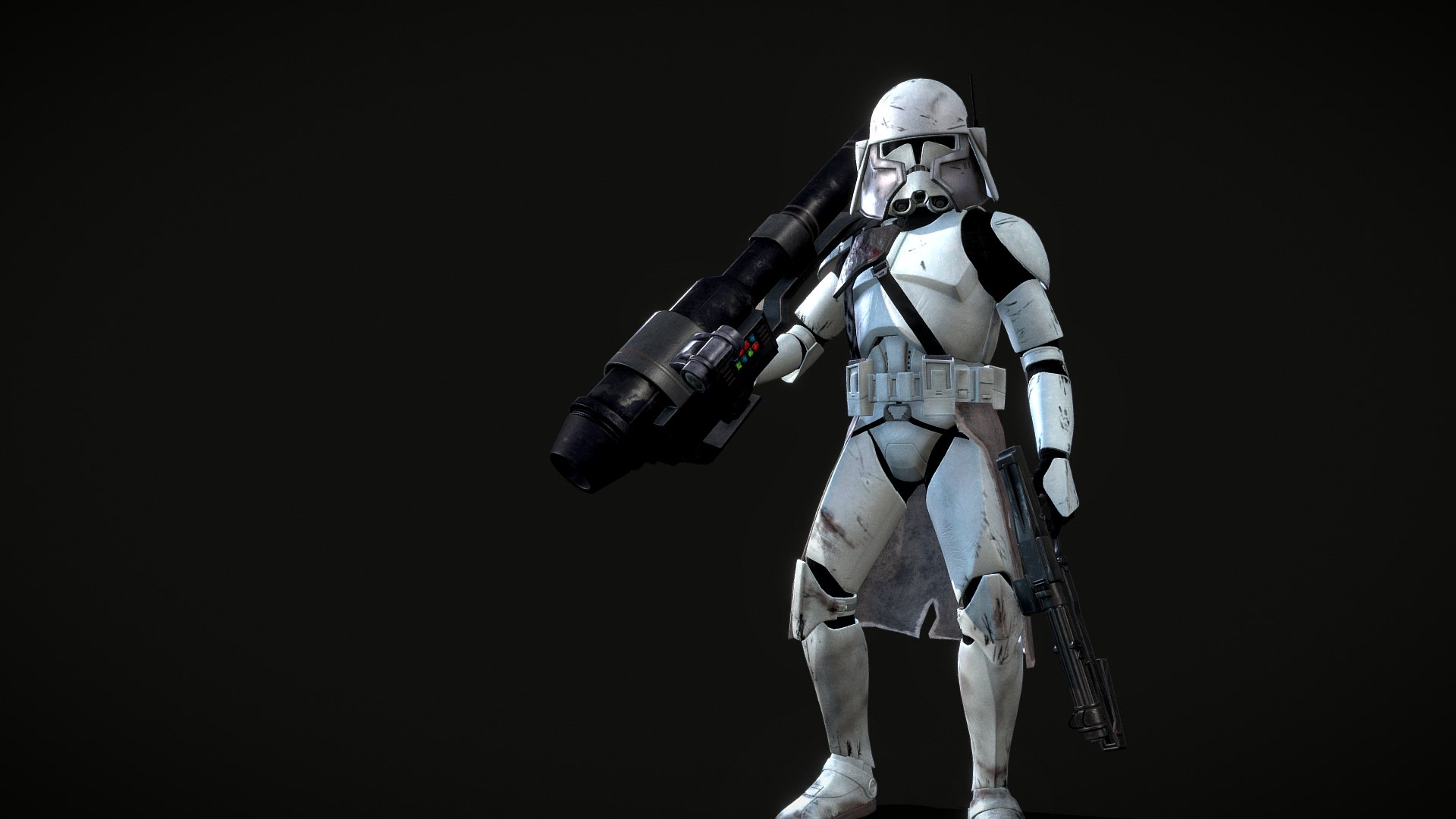 Clone Heavy Trooper Phase 2 3D Model - TurboSquid 1824507