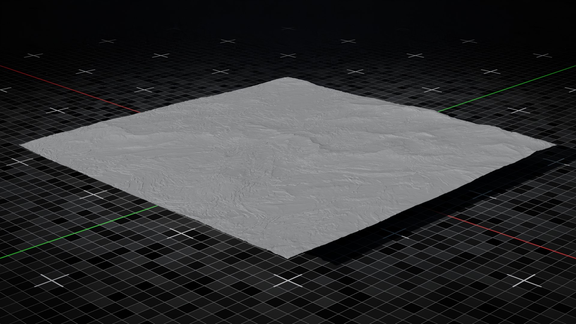 3D Volcano Terrain Flat Version 10 Model - TurboSquid 2192166