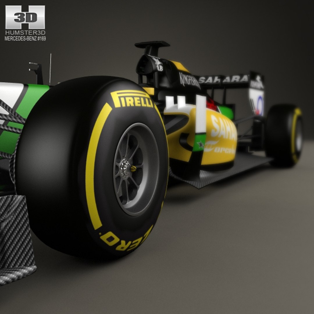 Force india 2014 3D model - TurboSquid 1246730