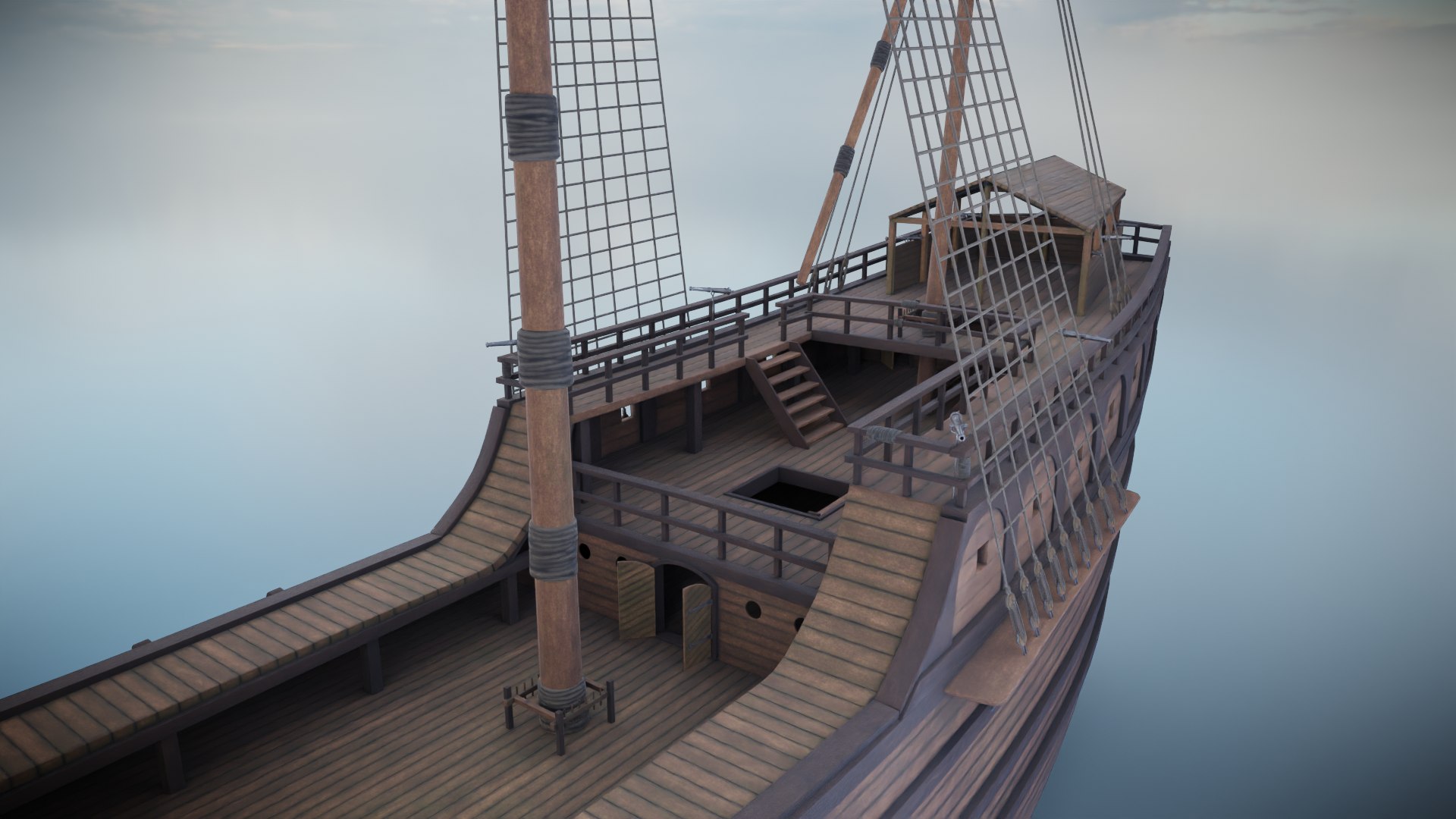 3D Model PBR Medieval Ship Collection - TurboSquid 2187301