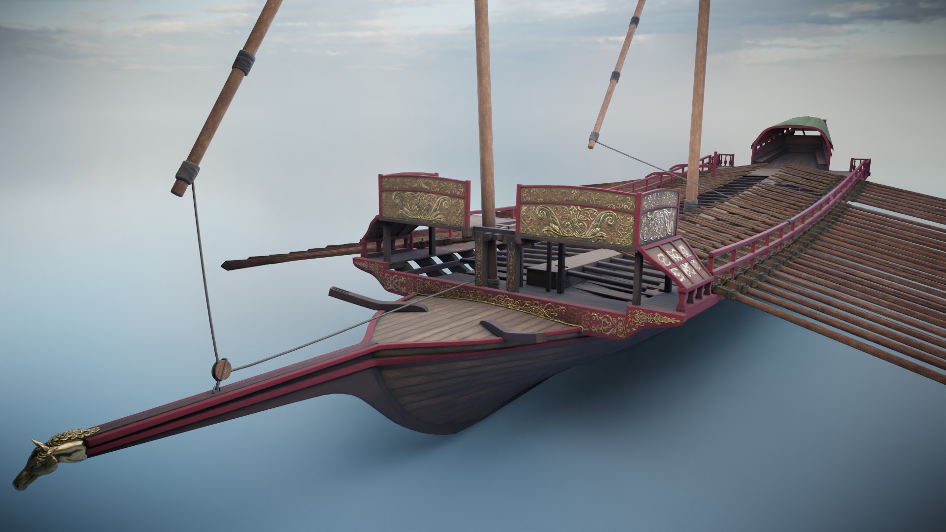 3D Model PBR Medieval Ship Collection - TurboSquid 2187301
