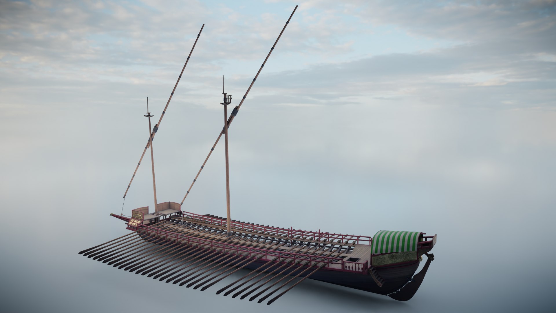 3D Model PBR Medieval Ship Collection - TurboSquid 2187301