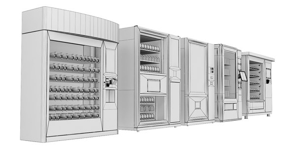 modelo 3d Máquinas expendedoras 5 en 1 - TurboSquid 1525993