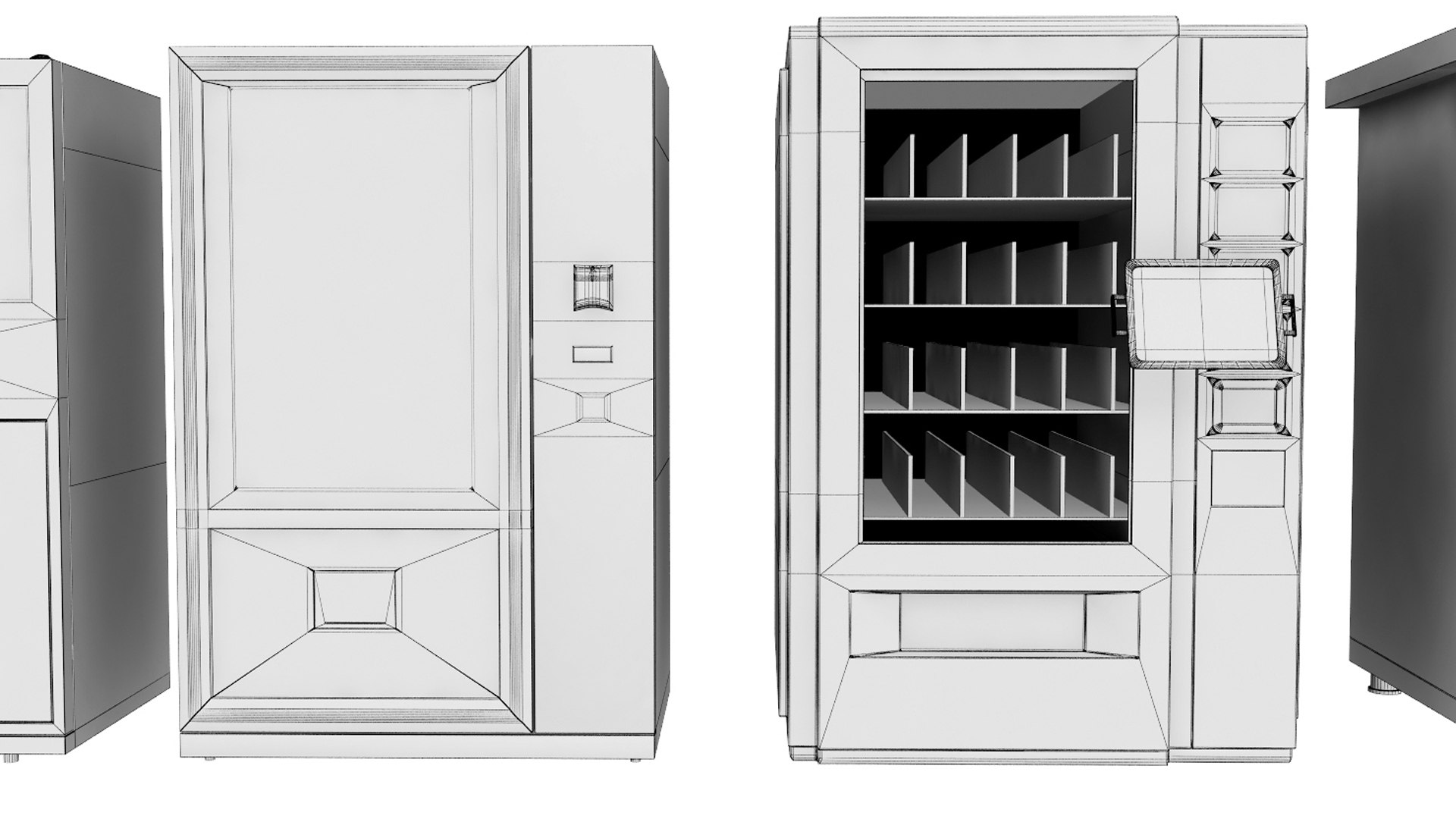 Vending machine 3D model - TurboSquid 1525993