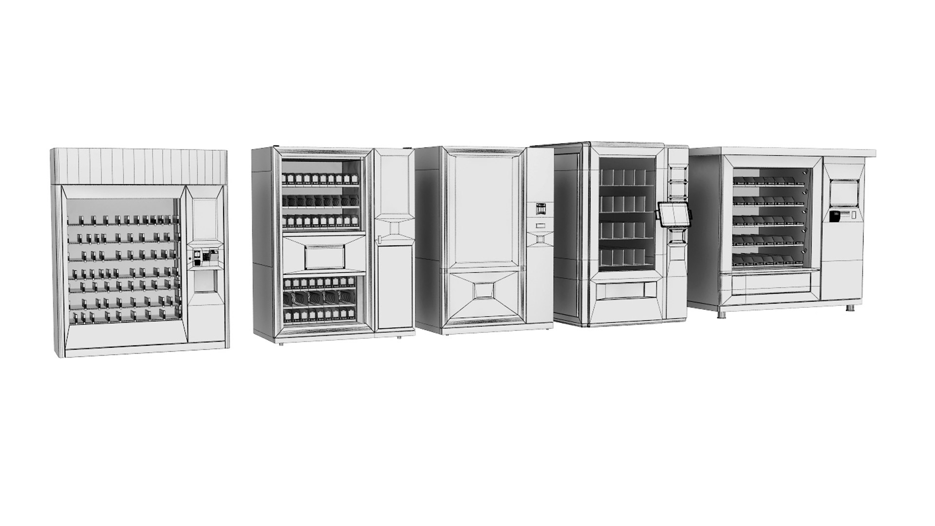 Vending machine 3D model - TurboSquid 1525993