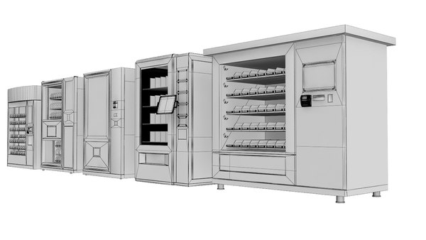 modelo 3d Máquinas expendedoras 5 en 1 - TurboSquid 1525993