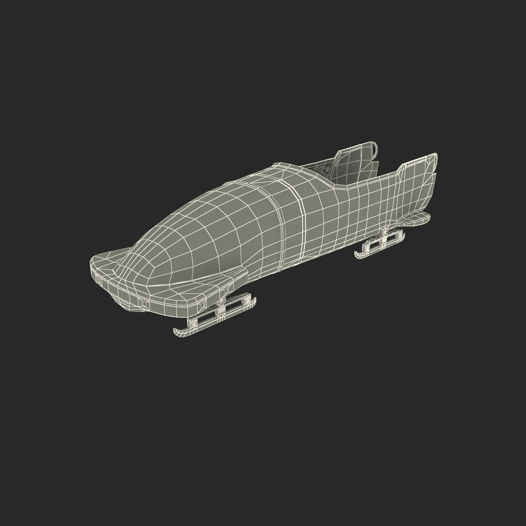 3d Model Bobsleigh Sled 2