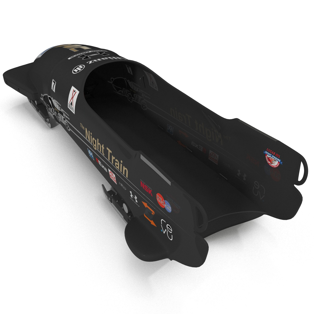 3d model bobsleigh sled 2