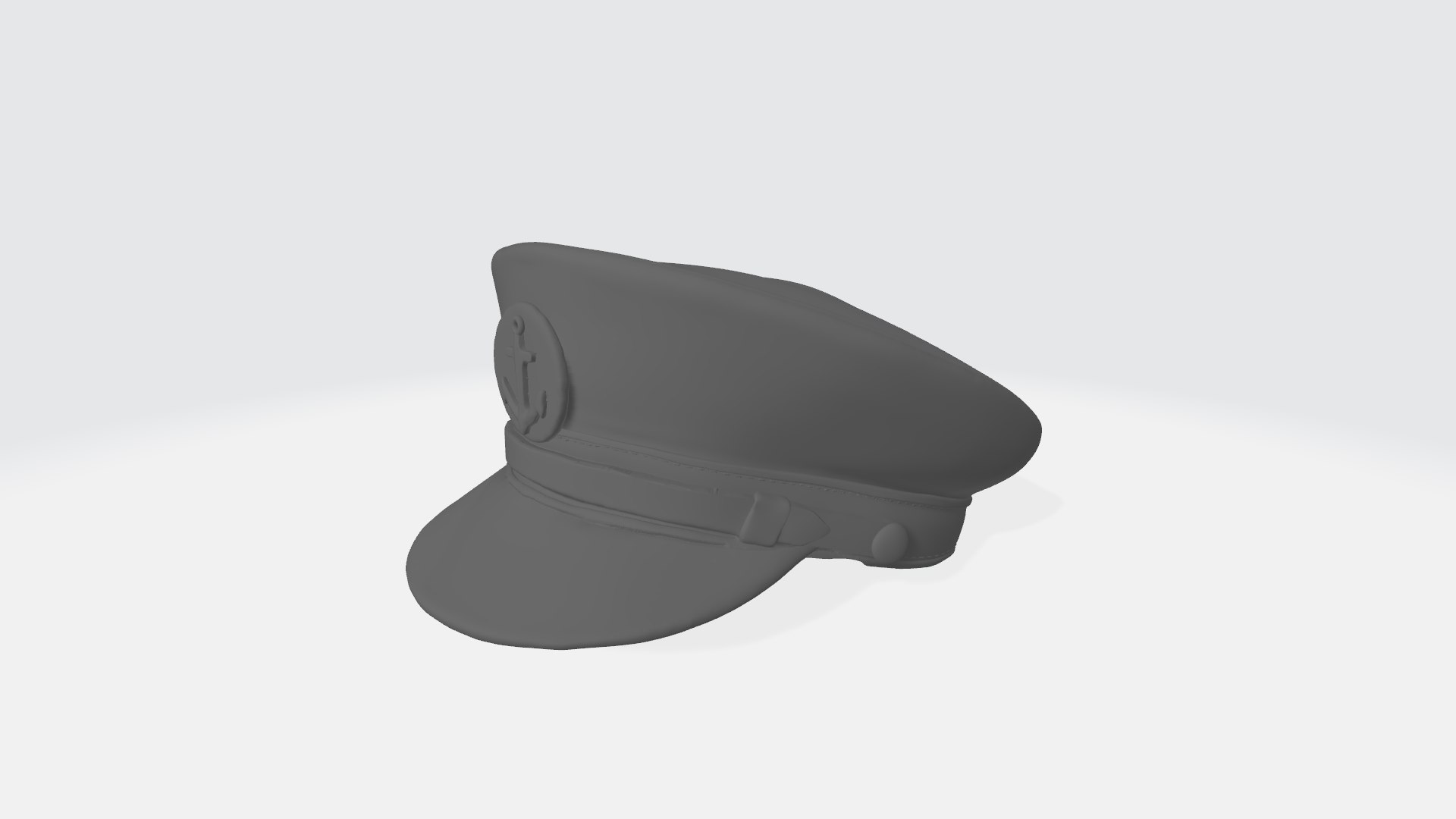 3D Model Captain Hat - TurboSquid 1891686