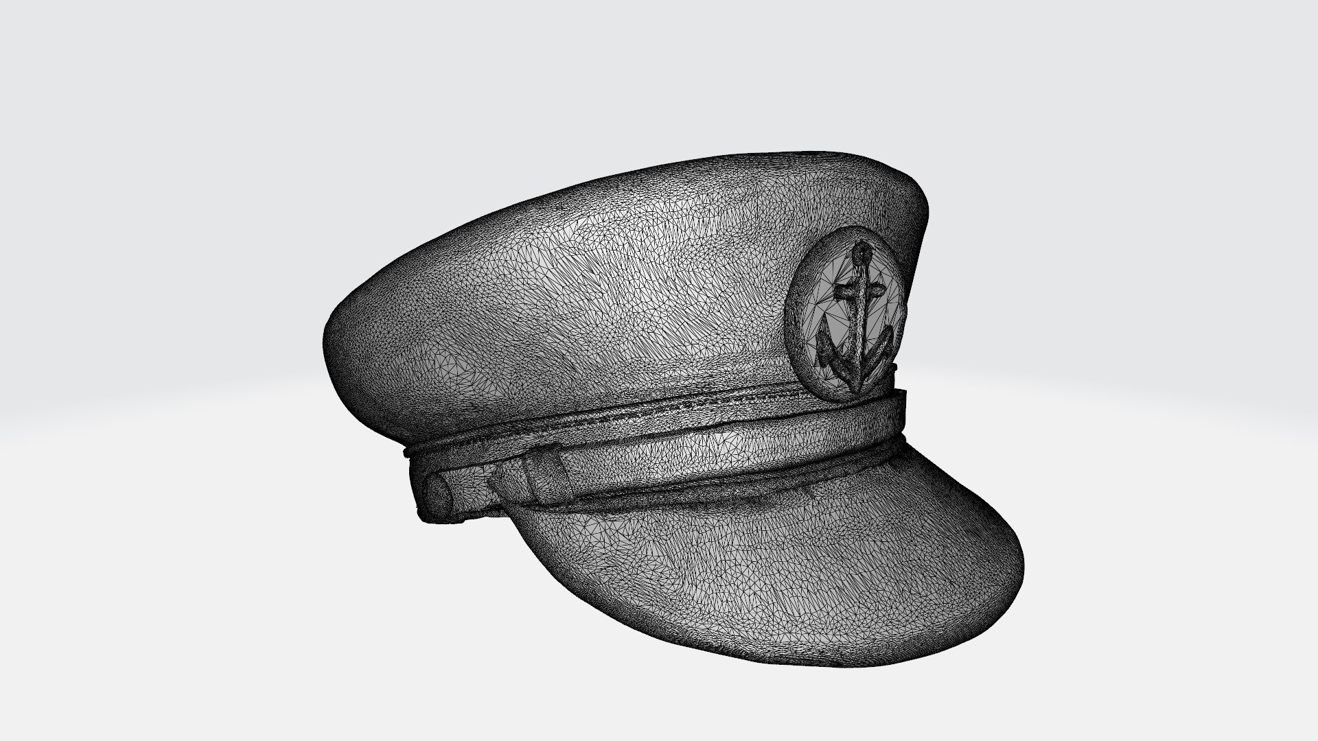 3D Model Captain Hat - TurboSquid 1891686