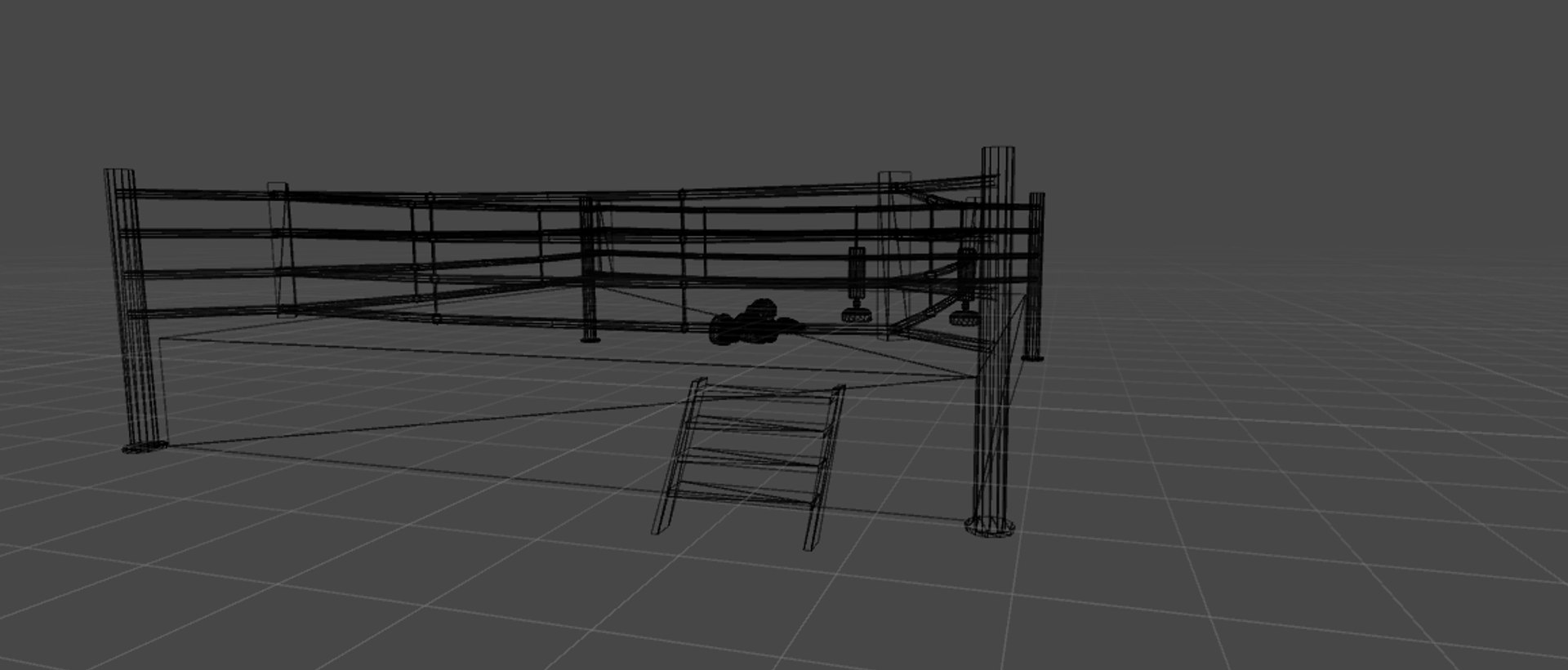 3D model vr boxing hall - - TurboSquid 1415750