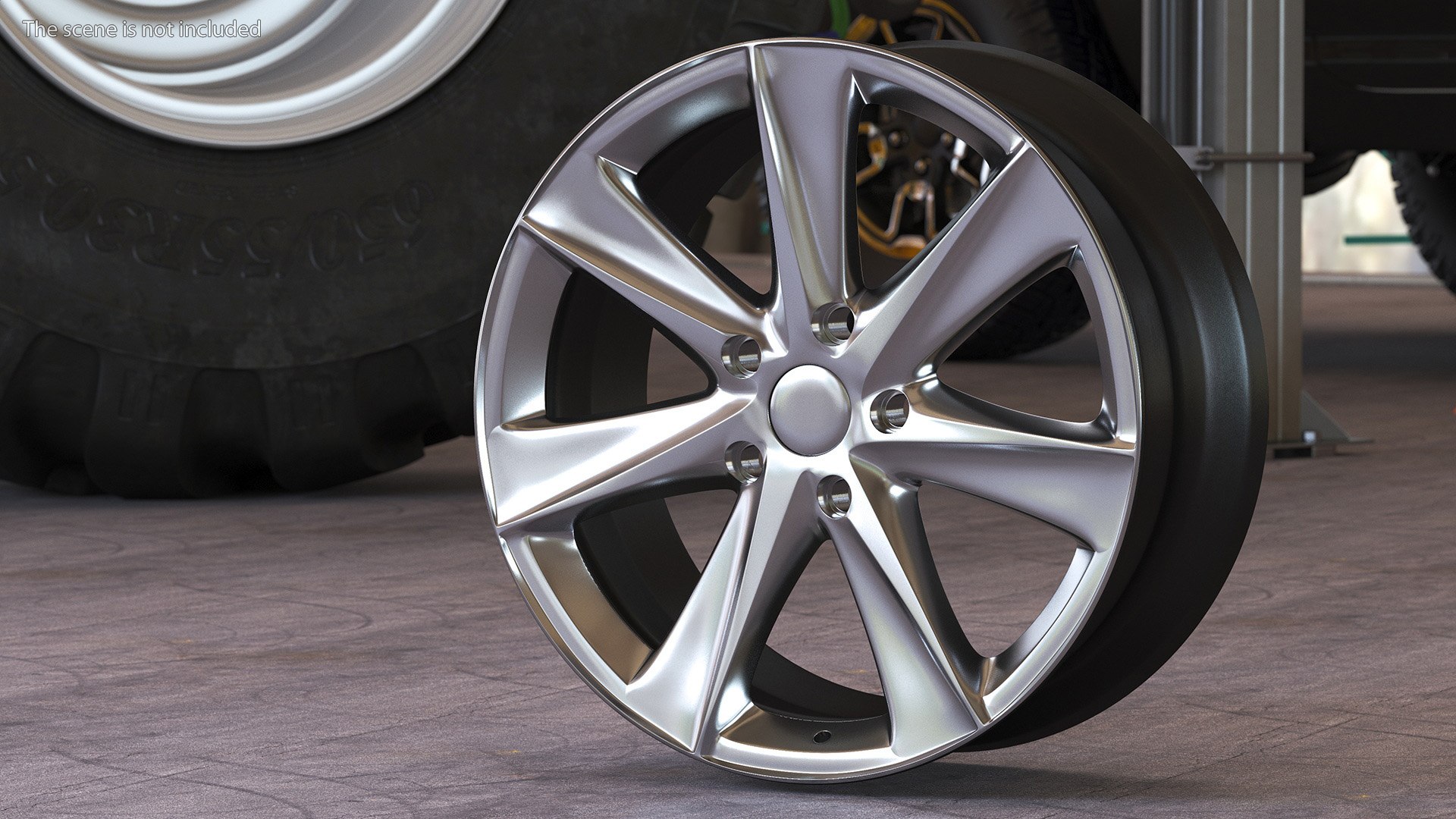 Car Wheel Rim 3D - TurboSquid 2056177