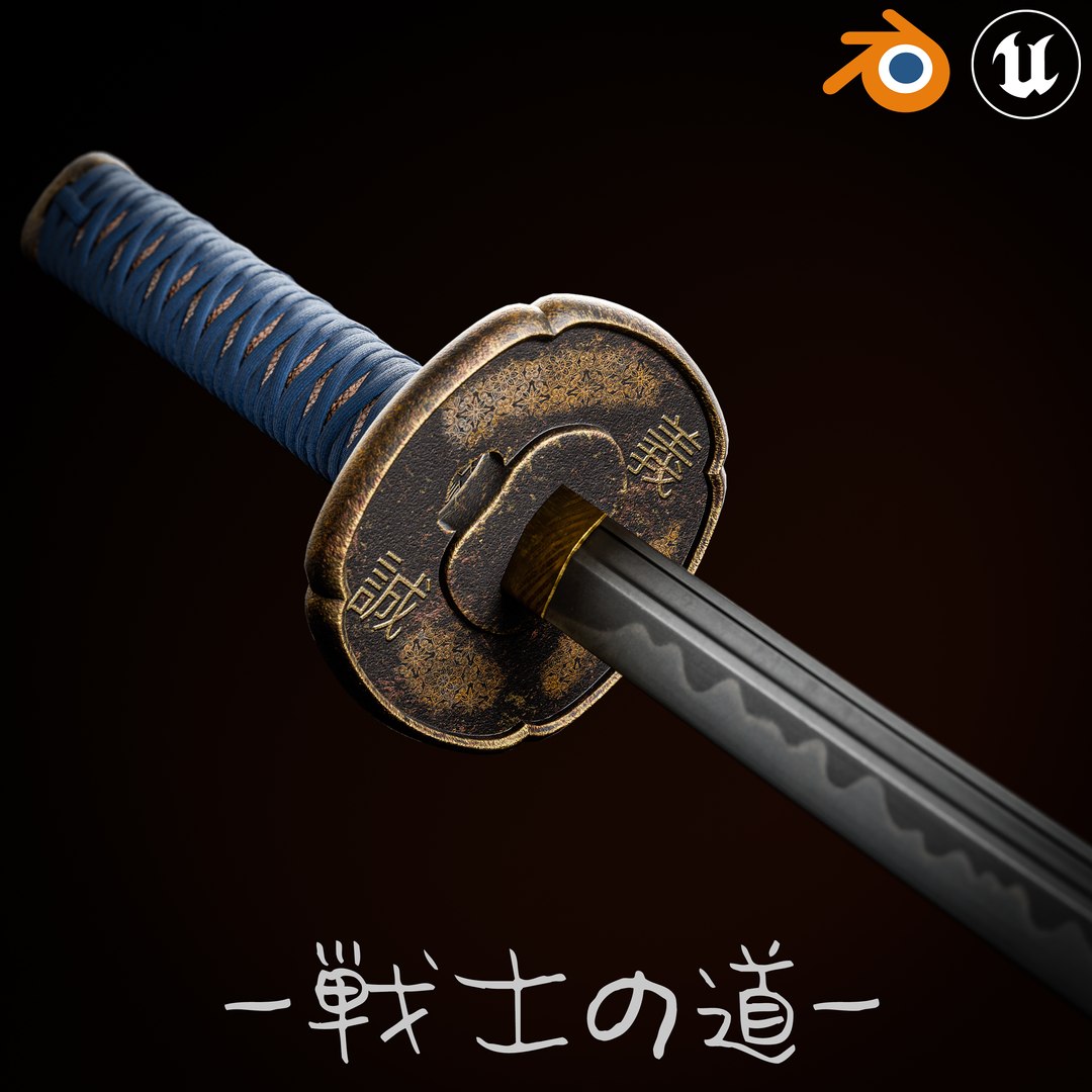3D Katana Game Ready - TurboSquid 2071157