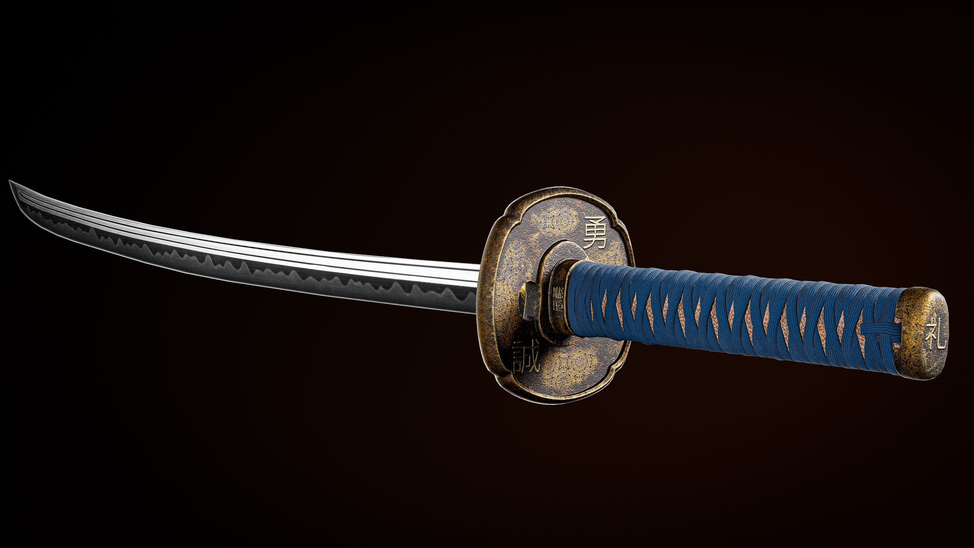 3D Katana Game Ready - TurboSquid 2071157