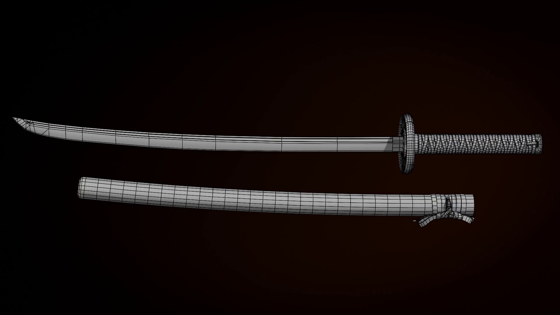 3D Katana Game Ready - TurboSquid 2071157