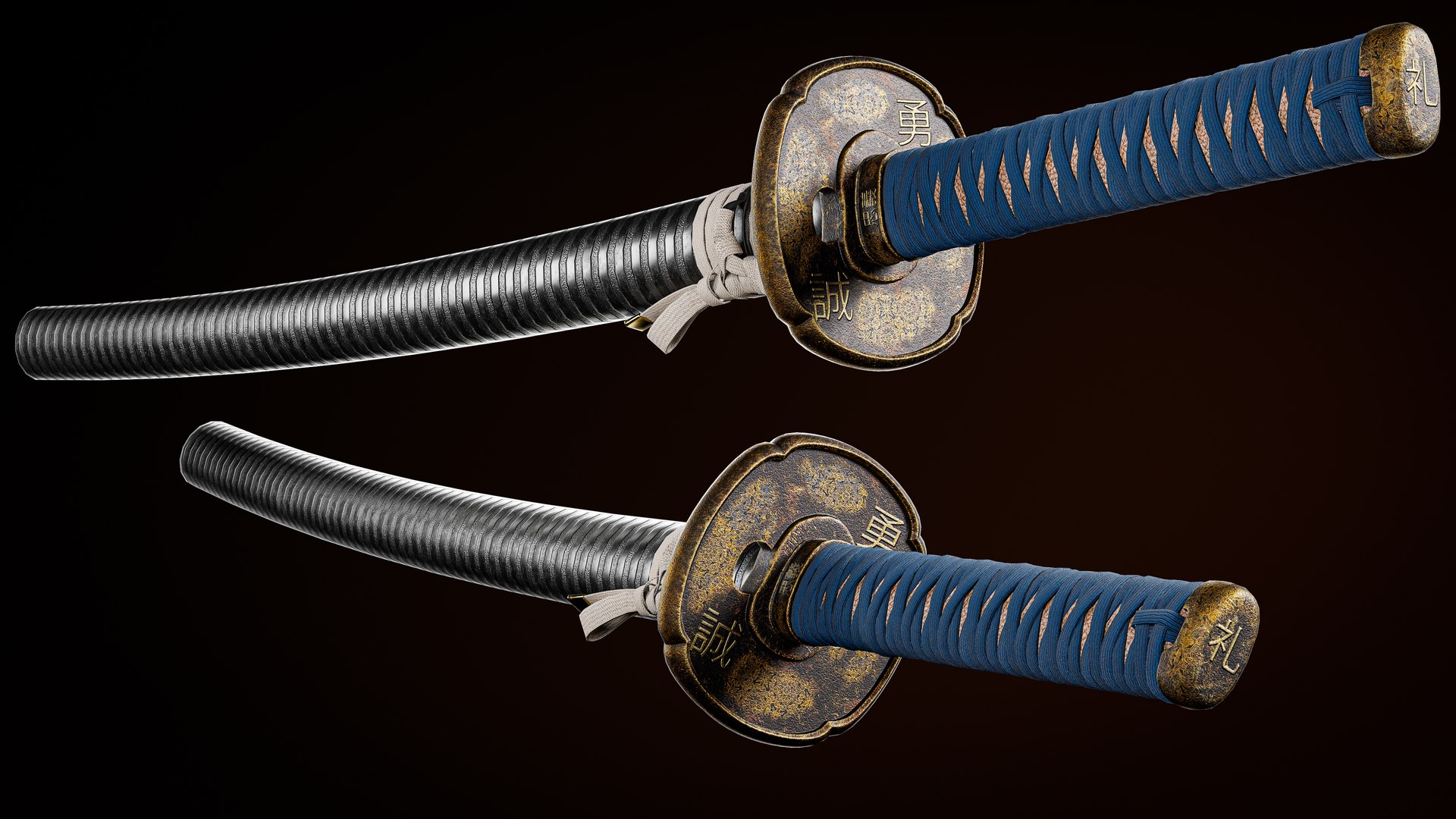3D Katana Game Ready - TurboSquid 2071157
