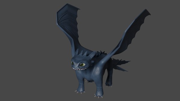 How To Train Your Dragon Blender Models for Download | TurboSquid