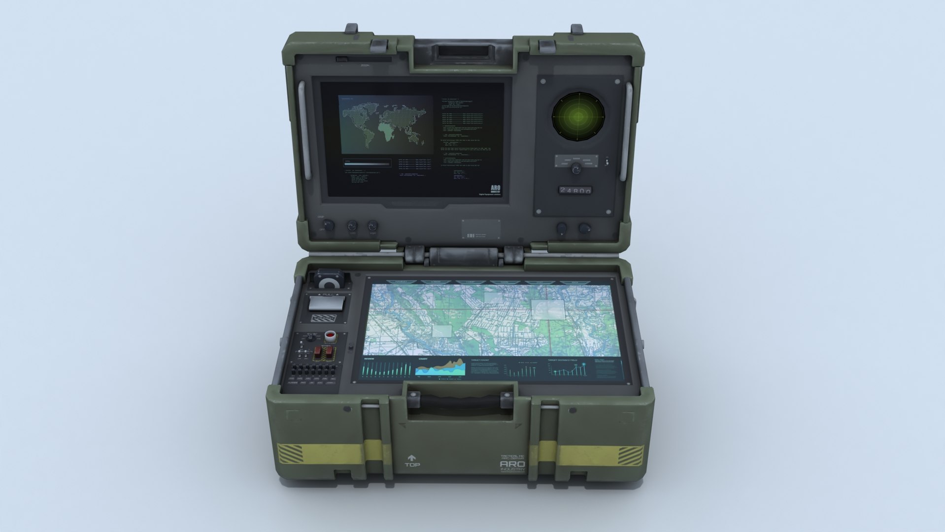 3D Model Tactical Laptop - TurboSquid 2308205