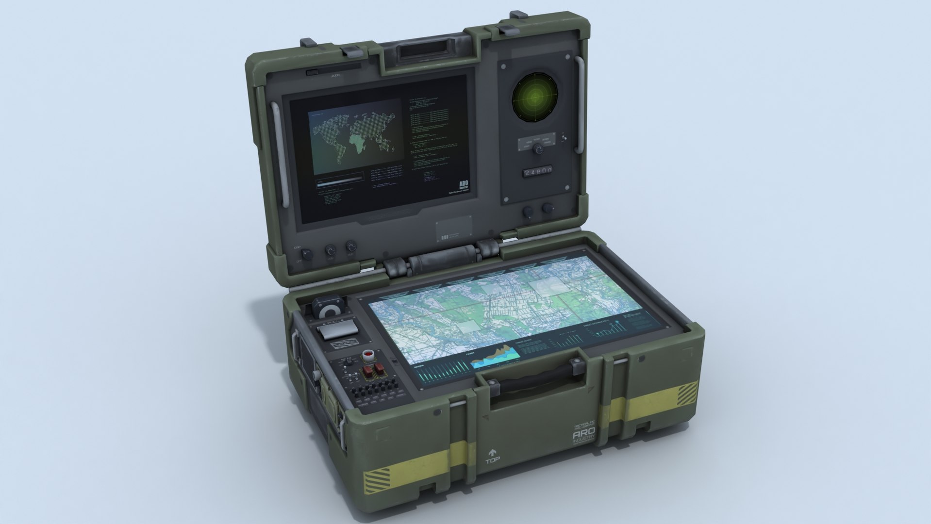 3D Model Tactical Laptop - TurboSquid 2308205