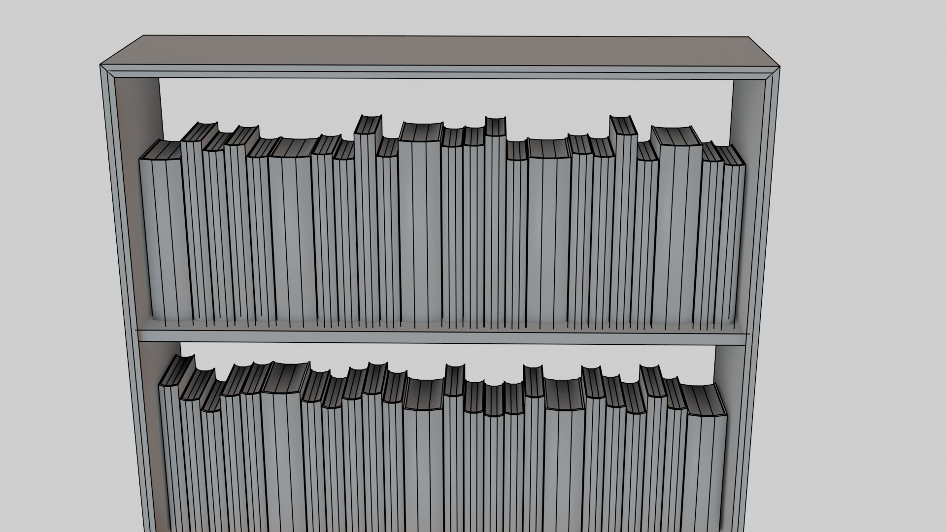 3D Bookshelf Generator Blender - TurboSquid 2115897