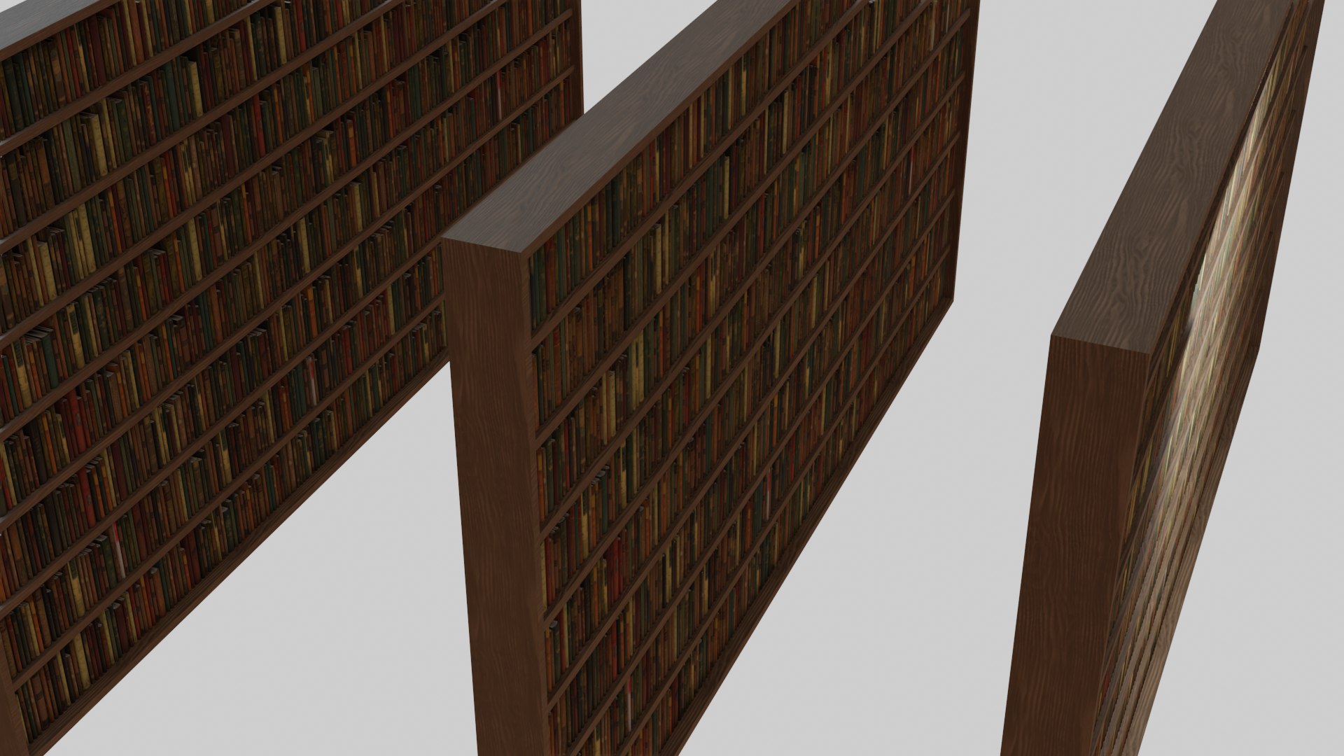 3D Bookshelf Generator Blender - TurboSquid 2115897