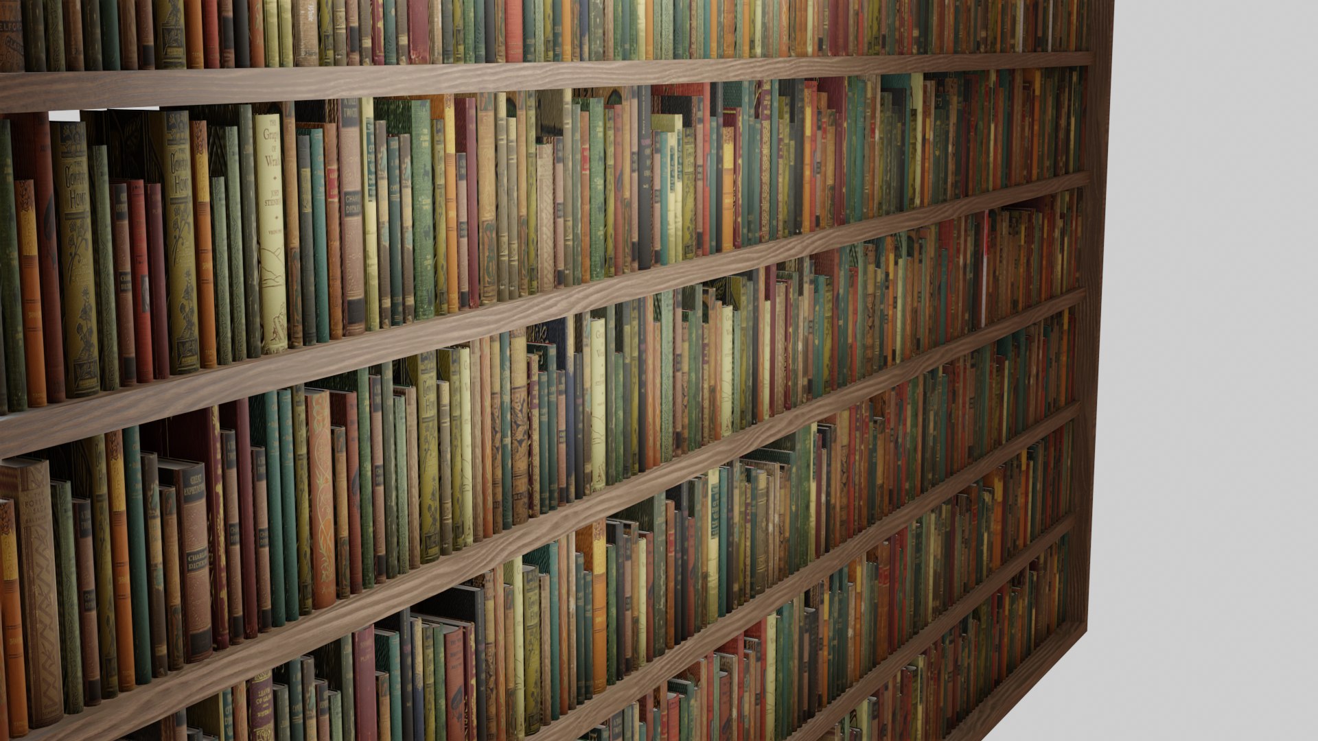 3D Bookshelf Generator Blender - TurboSquid 2115897