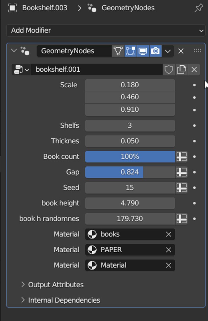 3D Bookshelf Generator Blender - TurboSquid 2115897