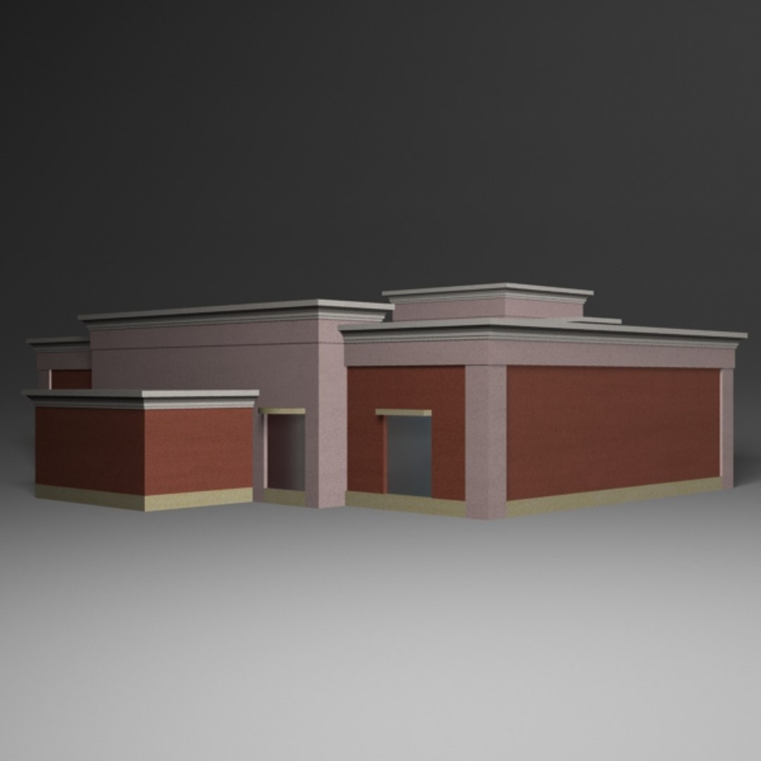 3d Model Commercial Building