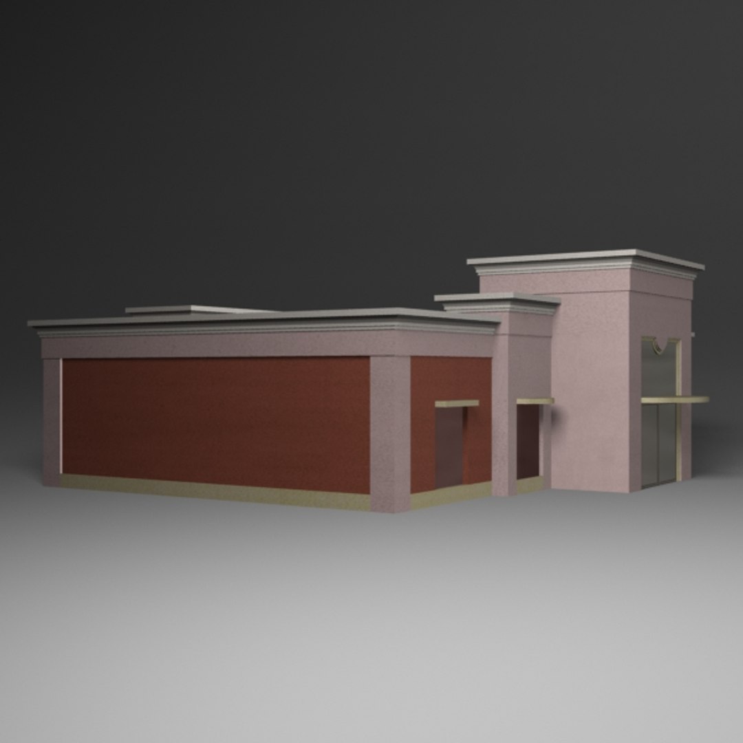 3d Model Commercial Building
