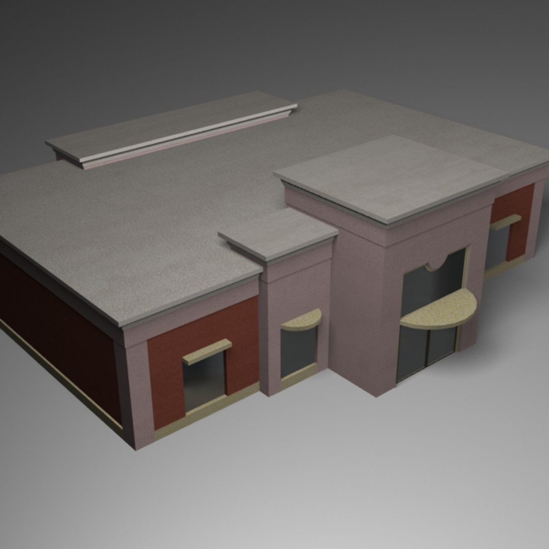 3d Model Commercial Building