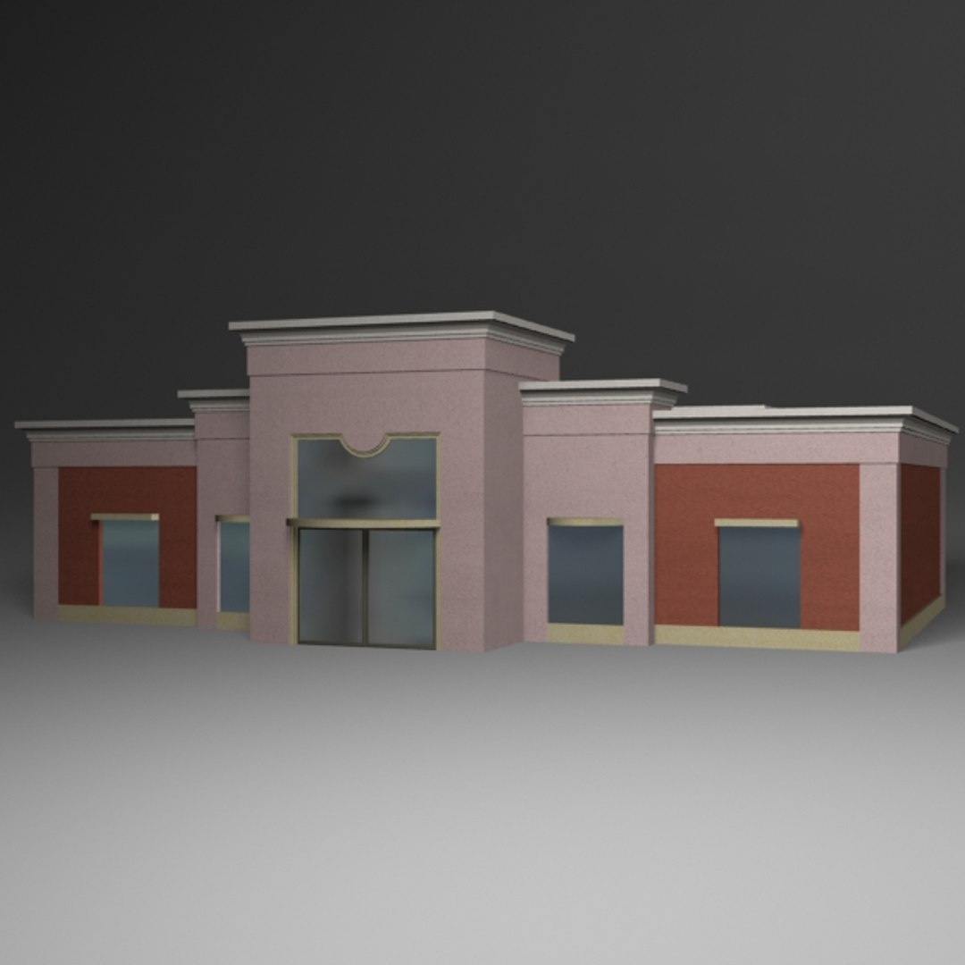 3d Model Commercial Building