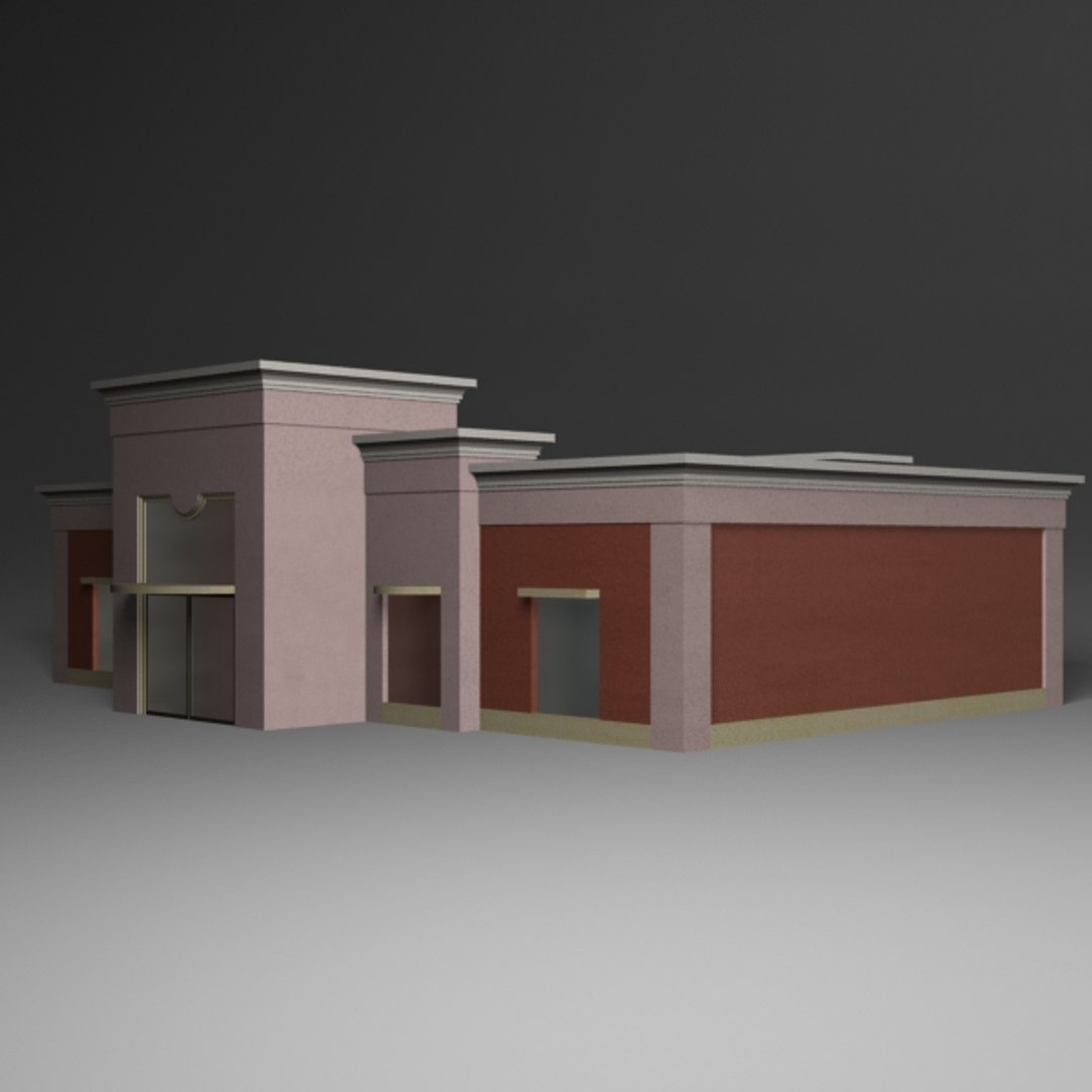3d Model Commercial Building