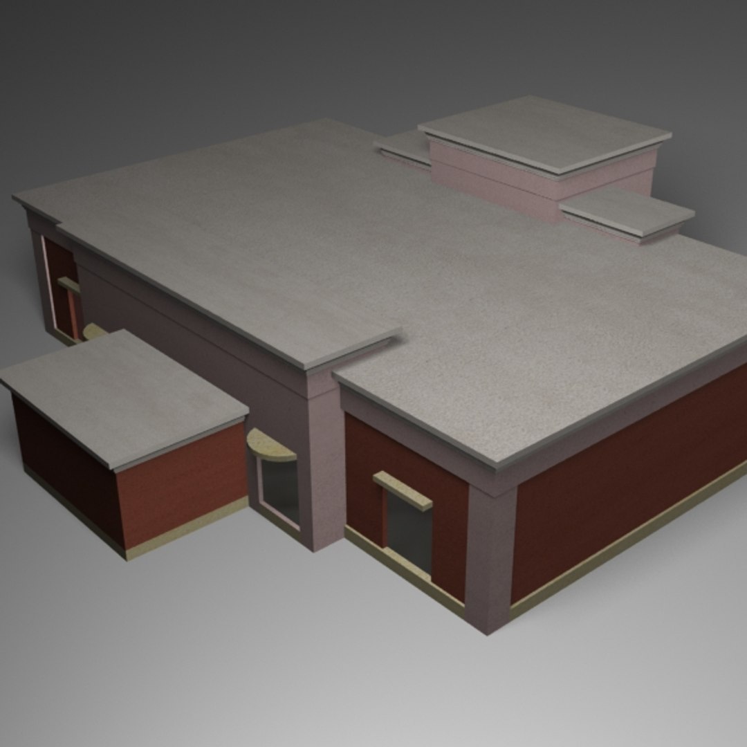 3d Model Commercial Building