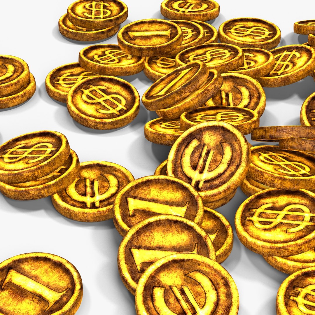 Gold Coins 3d Max